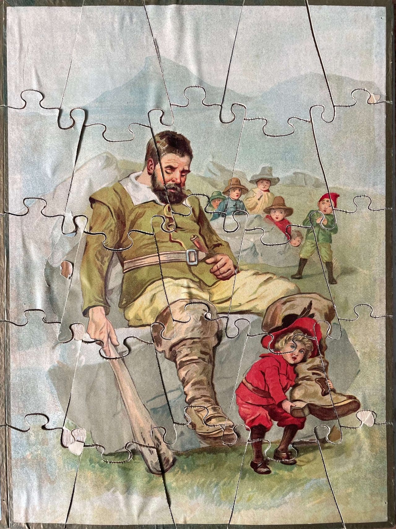 Boite de 3 puzzles 1900 - ZazouBroc