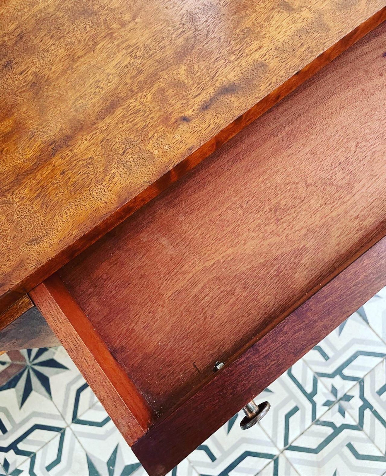Console de vestibule Art Déco et son miroir - ZazouBroc